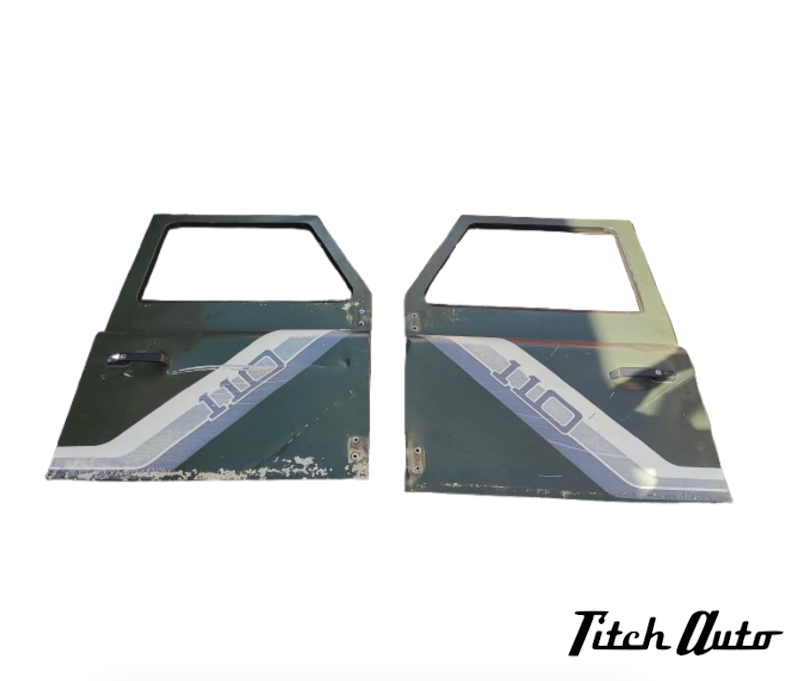 Land Rover Defender 110 USED Front Doors and Roof – TitchAuto