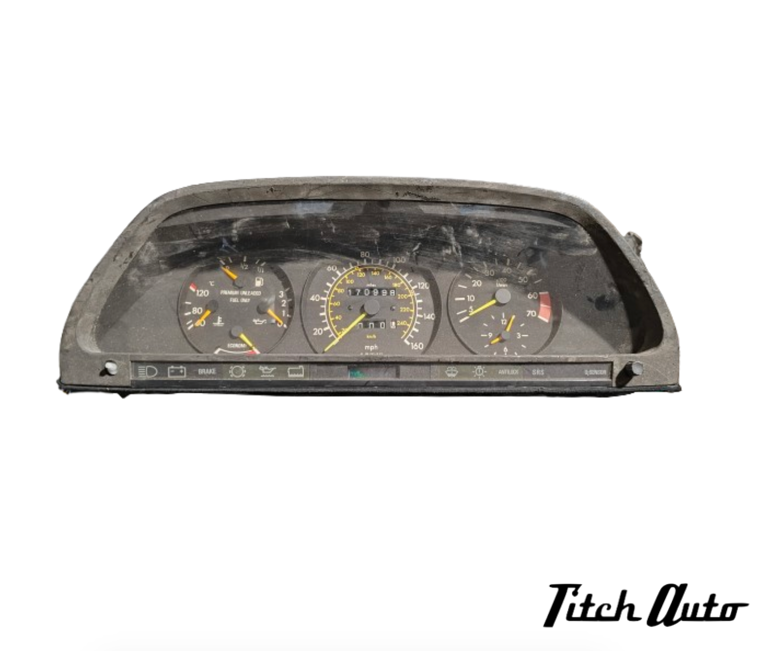 Mercedes Benz W126 560 SEL SEC USED Instrument Cluster – TitchAuto